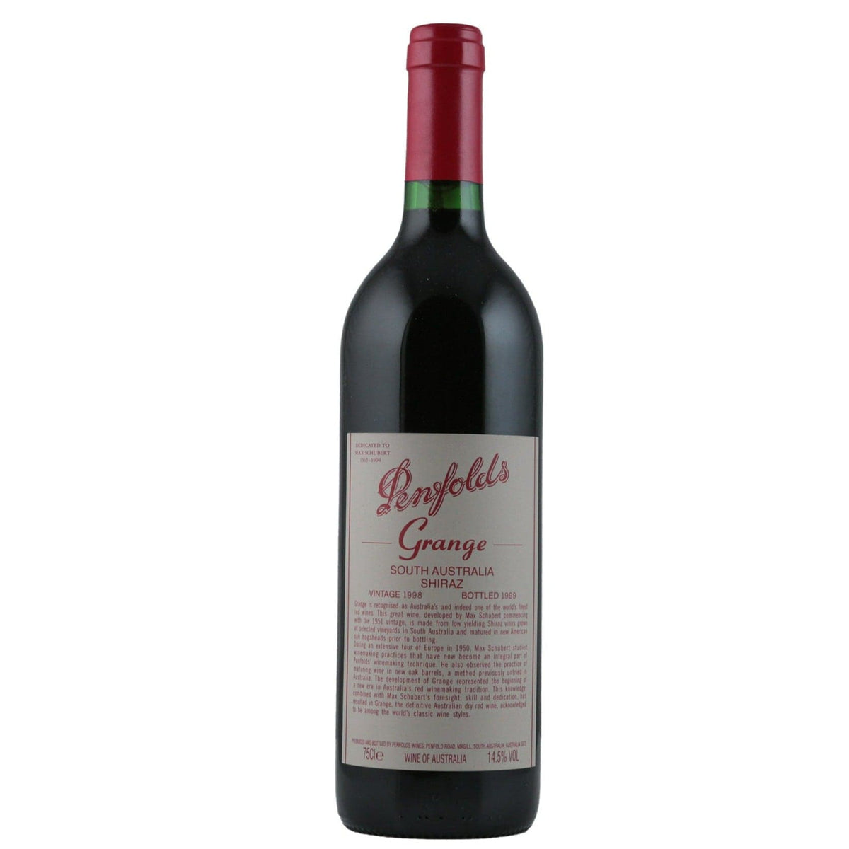 Penfolds, Grange Bin 95 Shiraz, South Australia, 1998